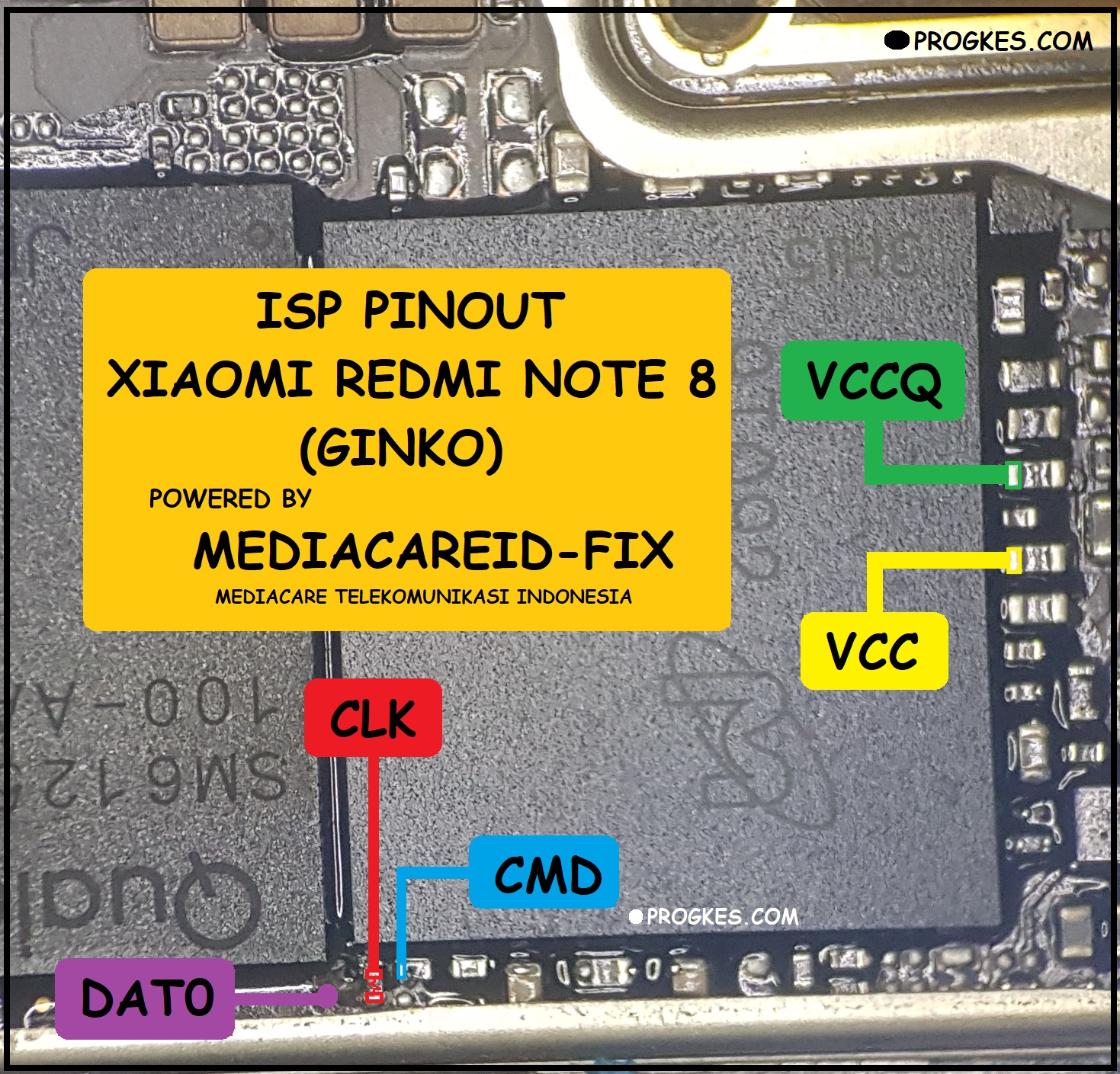 Redmi 88a Isp Emmc Pinout Test Point Edl Mode 9008