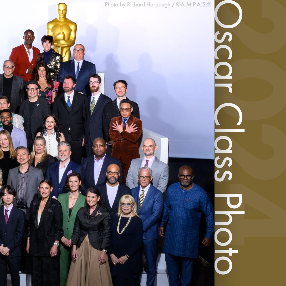 Oscars 2024 Nominees Celebrated At Luncheon Take ‘oscar Class Photo