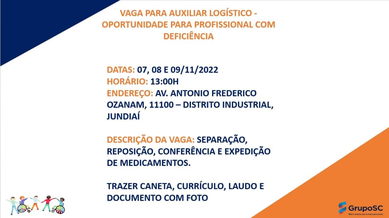 Grupo Sc Tem Vagas De Emprego Em Jundiaí 08112022