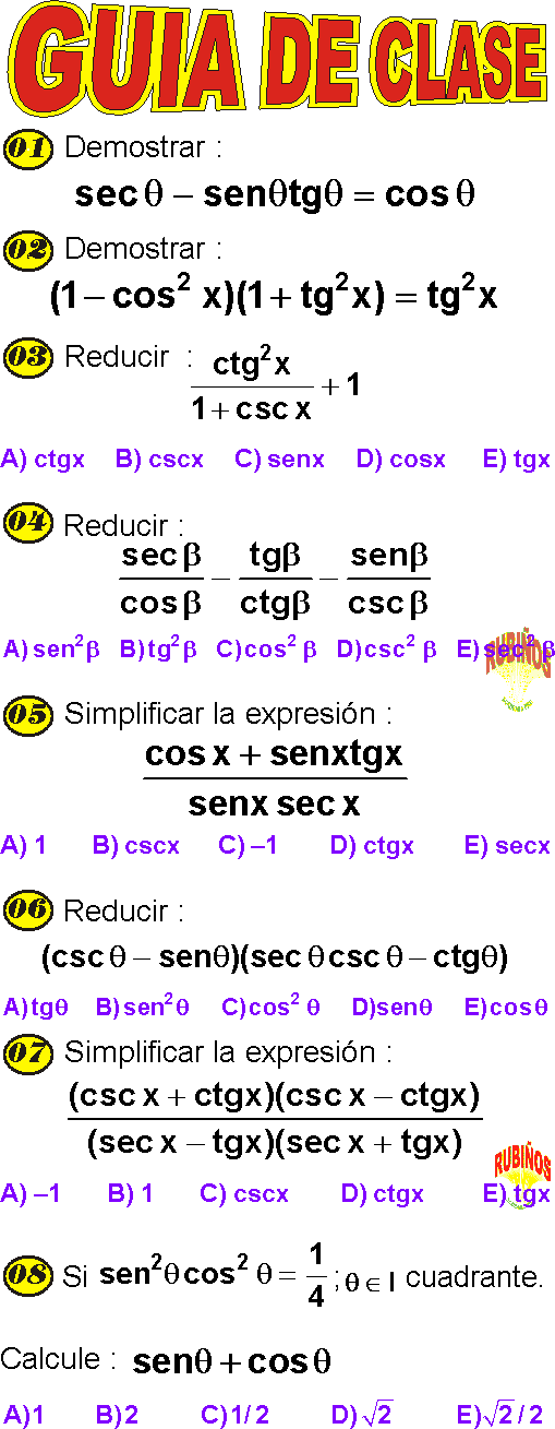 Identidades TrigonomÉtricas Ejercicios Resueltos Pdf