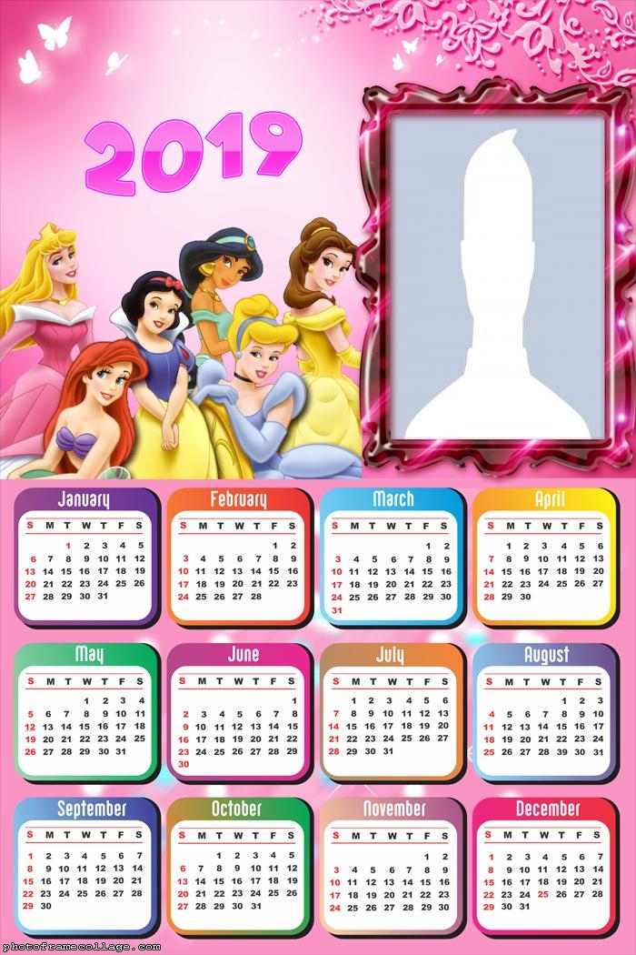 Calendario 2019 De Las Princesas Disney Para Imprimir Gratis Ideas Y