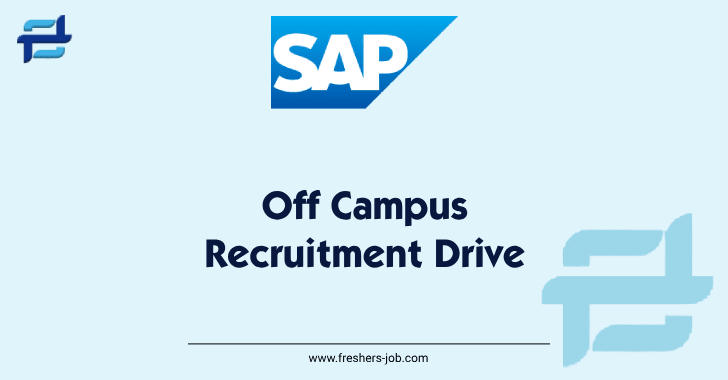 Sap Recruitment Drive 2024 Sap India Off Campus 2024 For Freshers