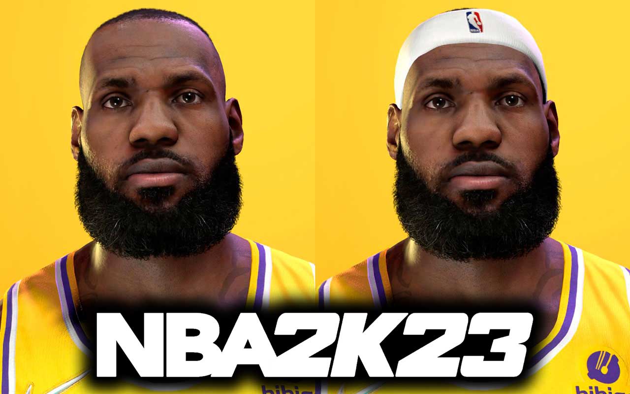Lebron James Cyberface Realistic Updated Beard For 2k