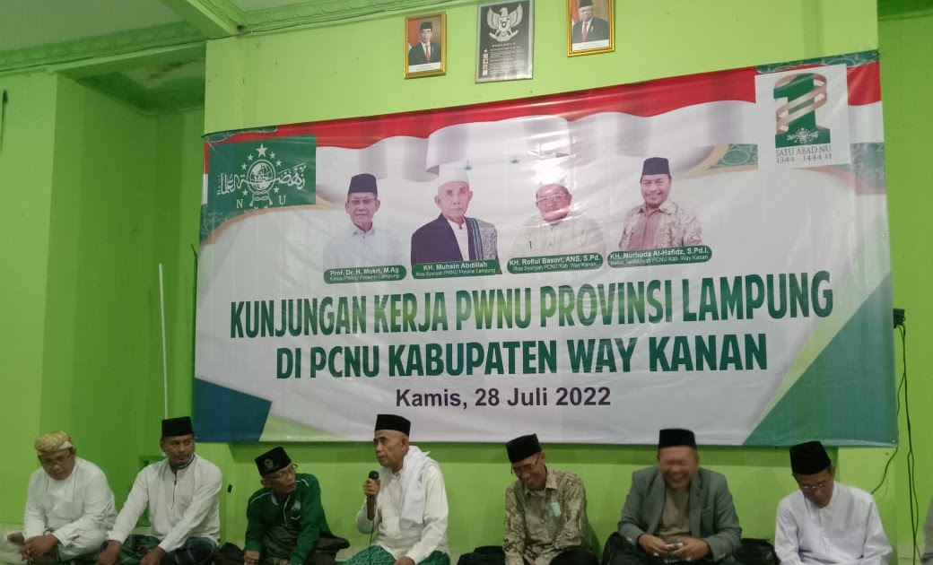 Pengurus Wilayah Nahdlatul Ulama Pwnu Lampung Kunjungan Kerja Di