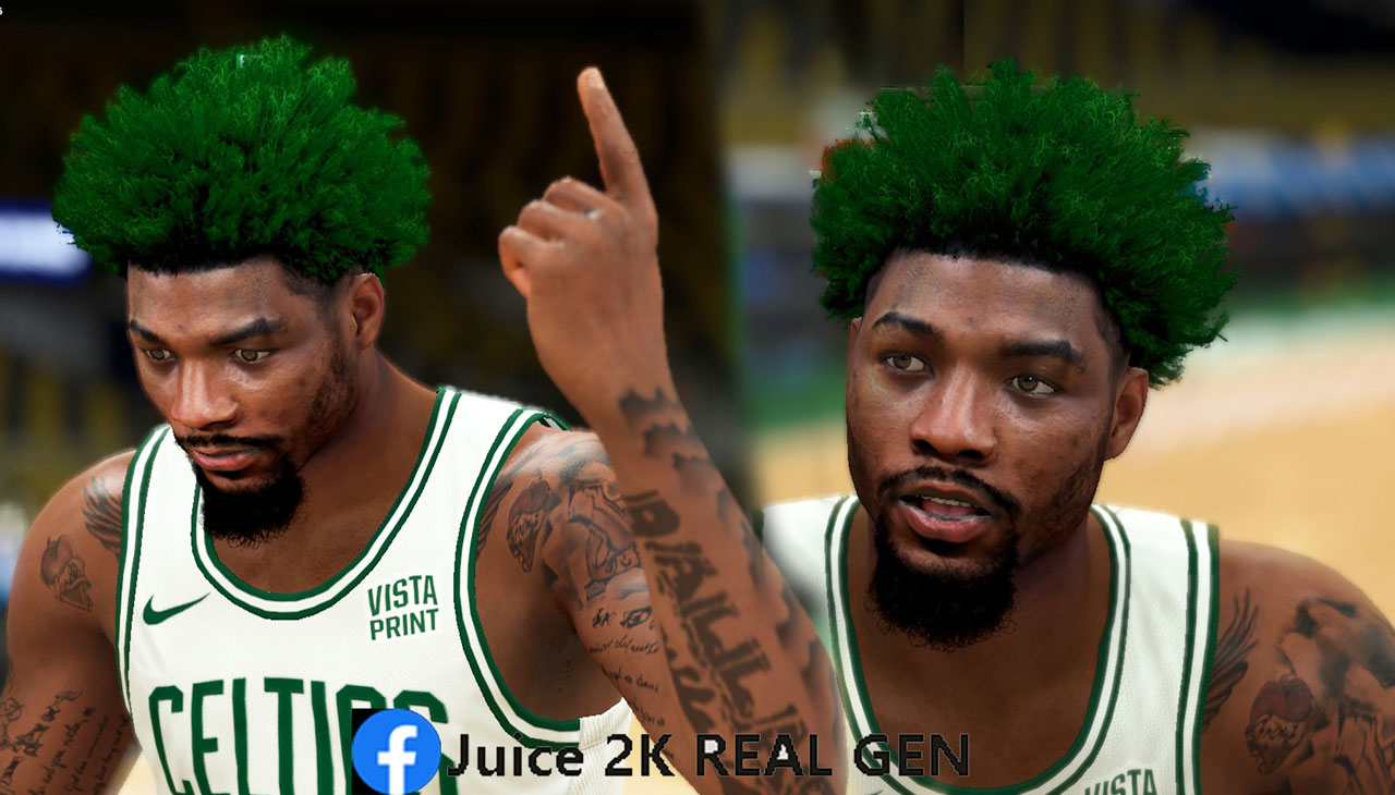 Nba 2k23 Marcus Smart Cyberface And Green Hair Update