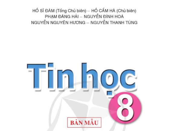 Link Tải Sách Giáo Khoa Tin Học 8 Cánh Diều BẢn MẪu