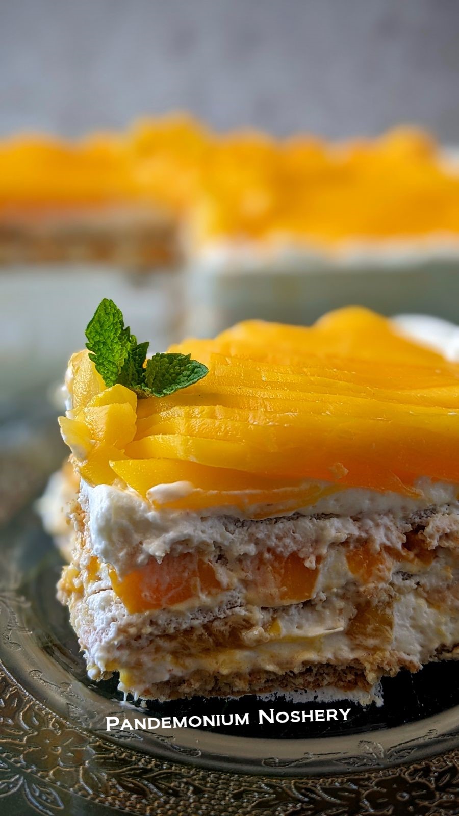 Mango Float Filipino Icebox Cake