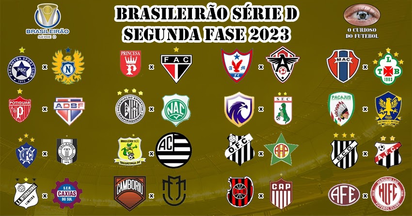 Definidos Os Confrontos Da Segunda Fase Do Brasileirão Série D 2023 ~ O