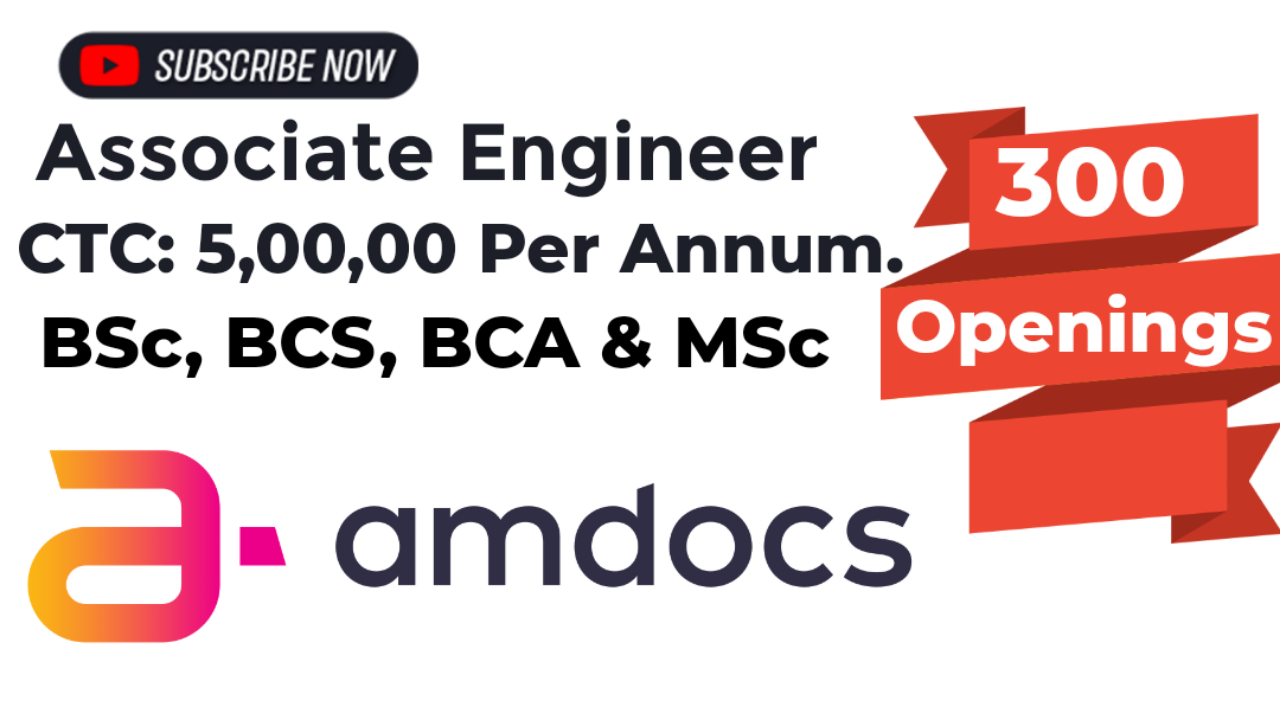 Amdocs Mega Off Campus Recruitment 2022 Hiring For Freshers With 5