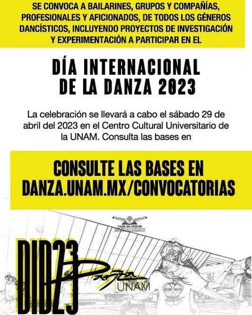 Dan Son Convocatoria Día Internacional De La Danza 2023 Danza Unam