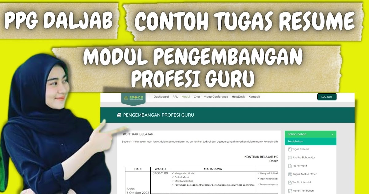 Ppg Daljab Contoh Resume Modul Pengembangan Profesi Guru Iin Solihin