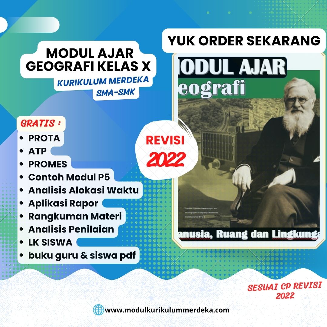 Modul Ajar Geografi Sma Kelas 10 11 Dan 12 Kurikulum Merdeka 2022 Hot