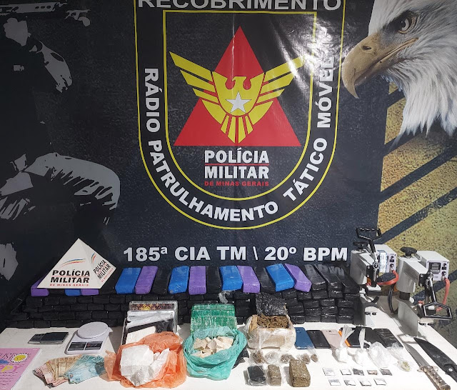 Polícia Militar Apreende Mais De 100 Quilos De Drogas Em Pouso Alegre