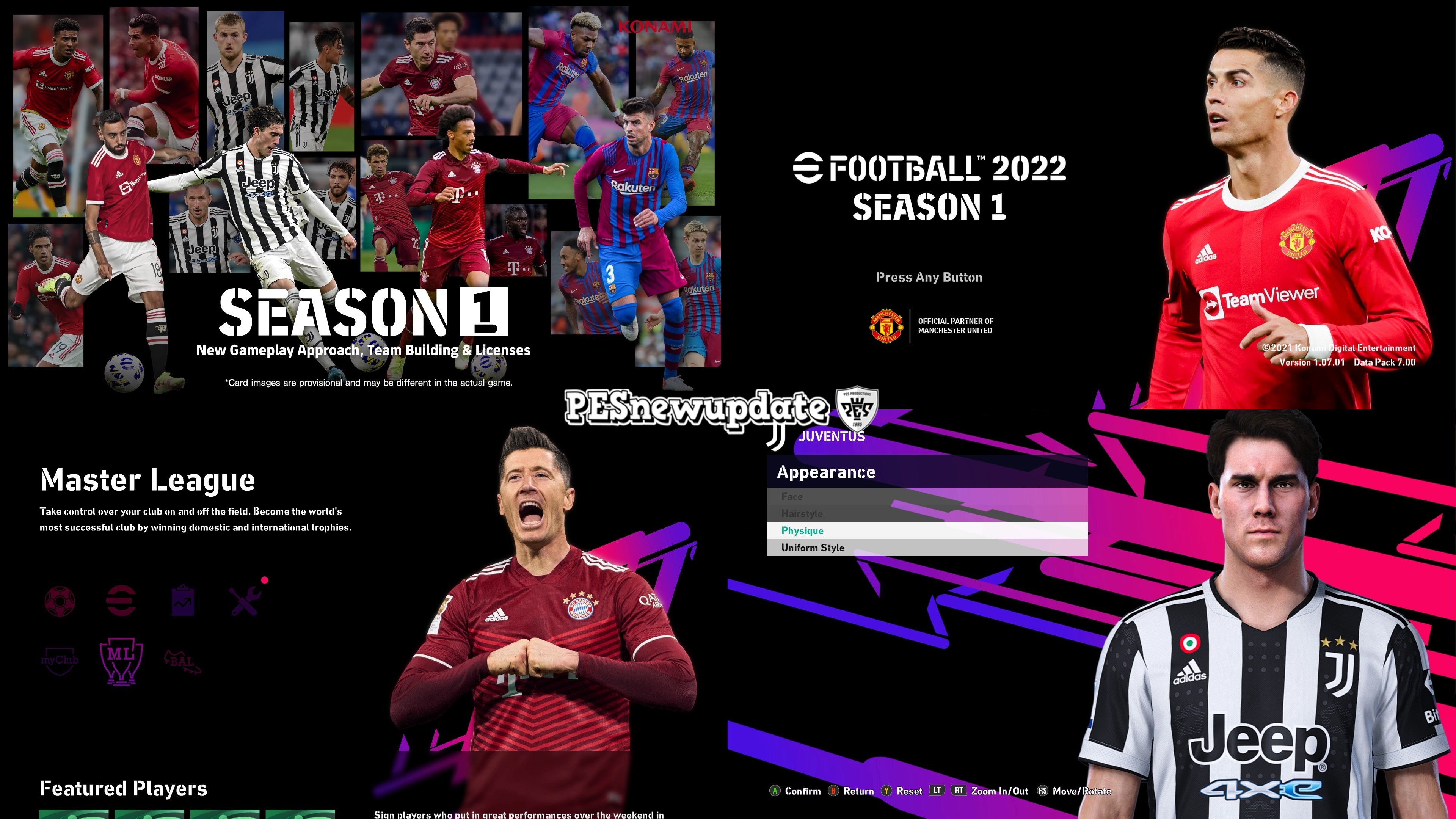 Pes 2021 Menu Efootball 2022 Season 1 By Pesnewupdate ~ Pesnewupdate