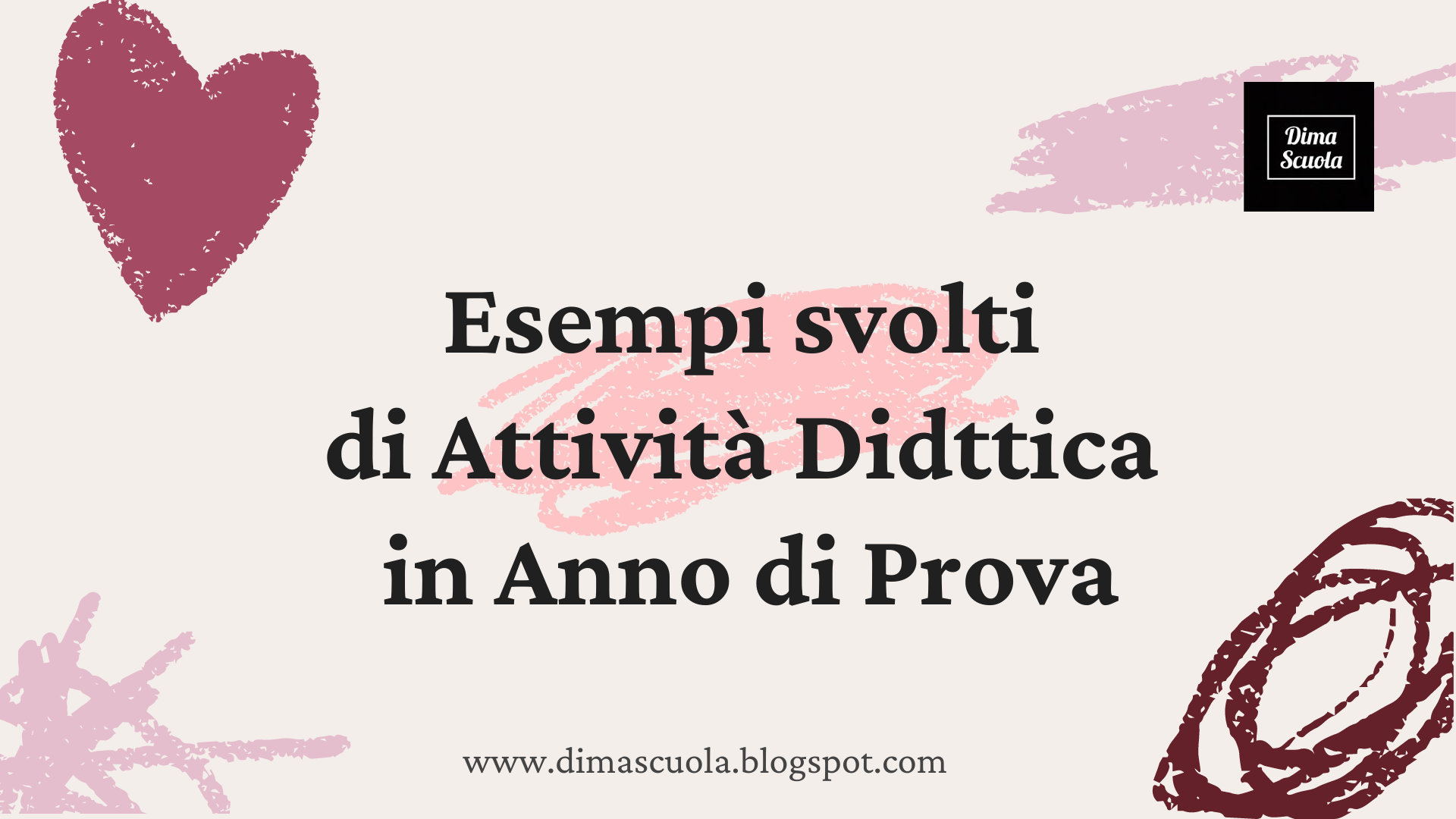 Dima Scuola Raccolta Esempi Compilati Di Attività Didattiche In Anno