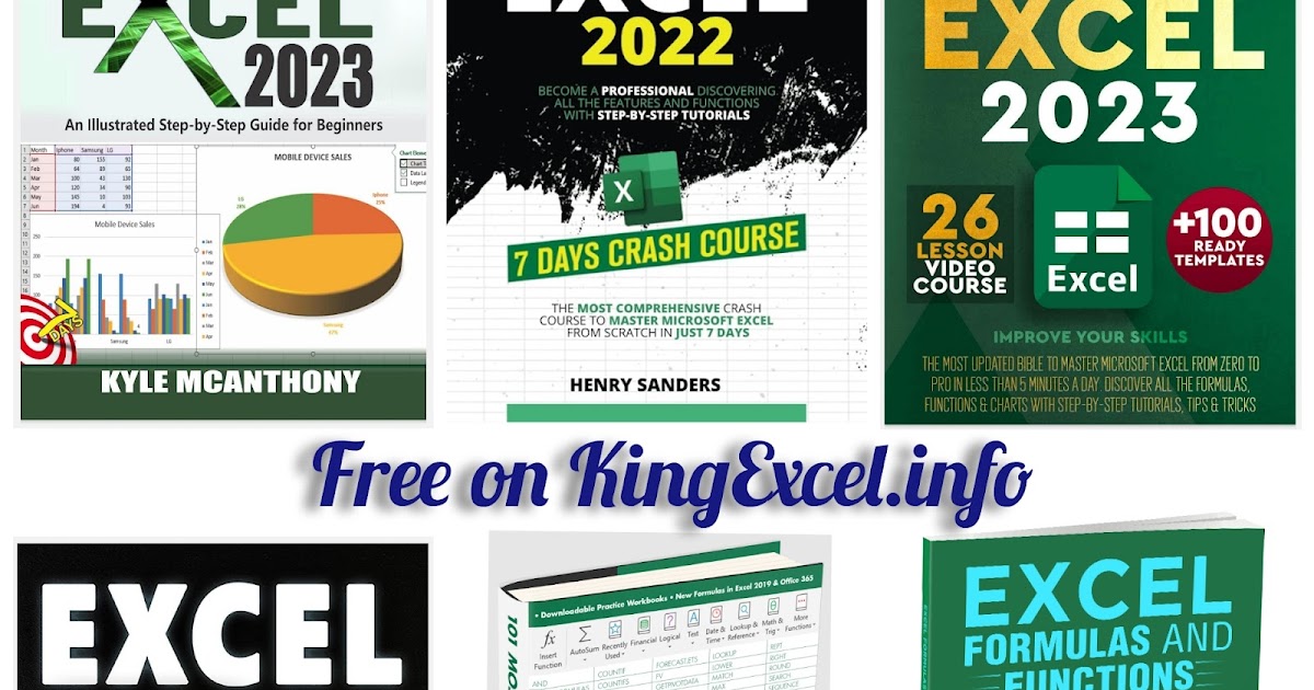 6 Combo Collections Ms Excel 2023 Formulas And Functions 101 Popular