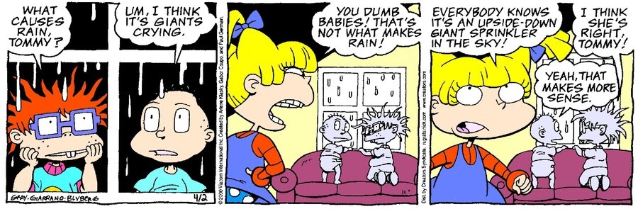 Nickalive Classic Rugrats Comic Strip For April 2 2022 Nickelodeon