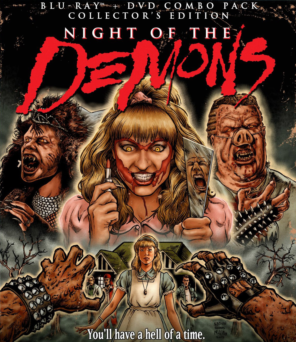 The Horrors Of Halloween Night Of The Demons 1988 Artwork Posters