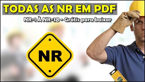 Todas As Nr Em Pdf Nr 1 à Nr 38 Atualizadas 2022