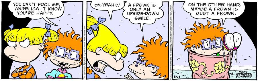 Nickalive Classic Rugrats Comic Strip For August 28 2023 Nickelodeon