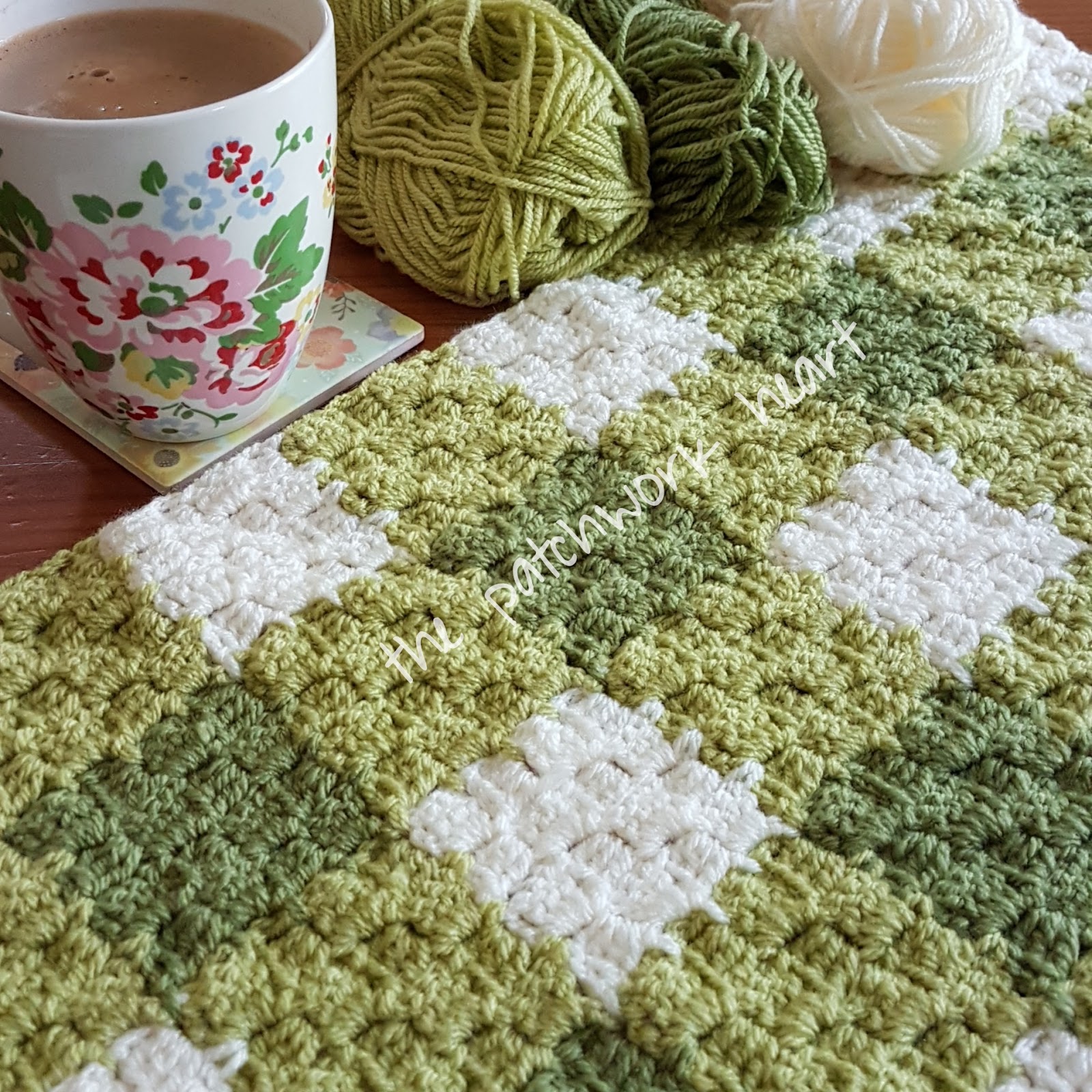 The Patchwork Heart Gingham Blanket C2c Jayg Tutorial