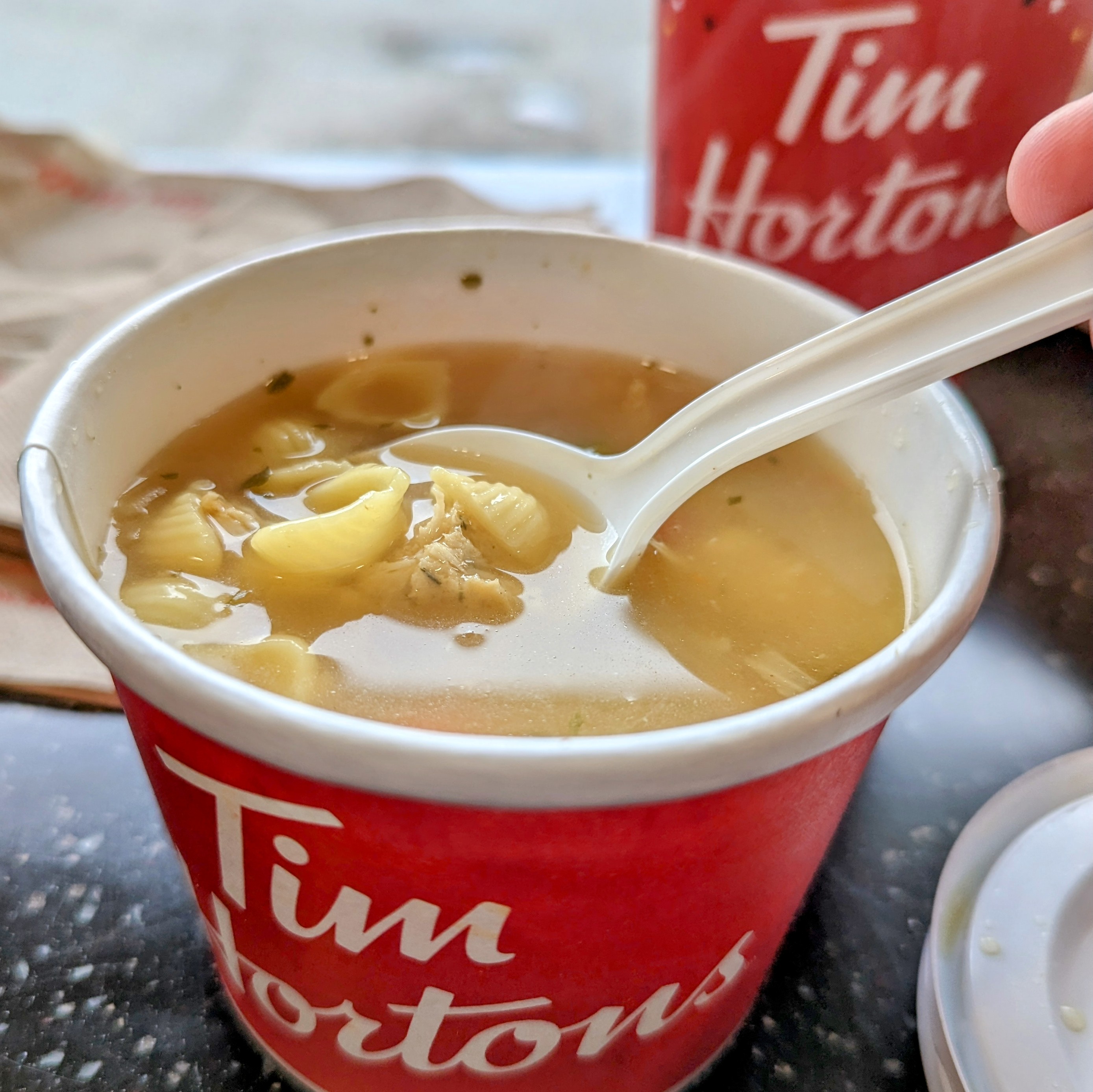 Smooch Food Chicken Noodle Soup From Tim Hortons