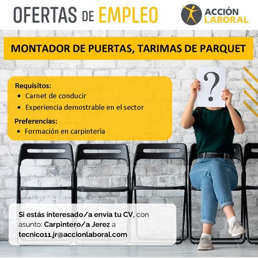 Empleo Y FormaciÓn Provincia De CÁdiz Oferta De Empleo Montadora De