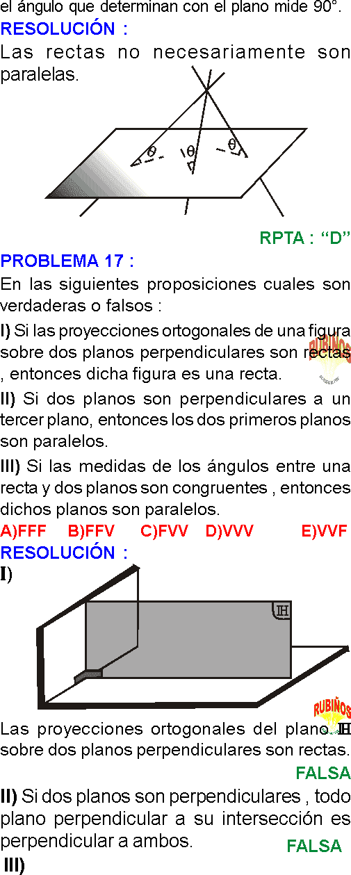 Rectas Y Planos En El Espacio Ejercicios Resueltos Pdf