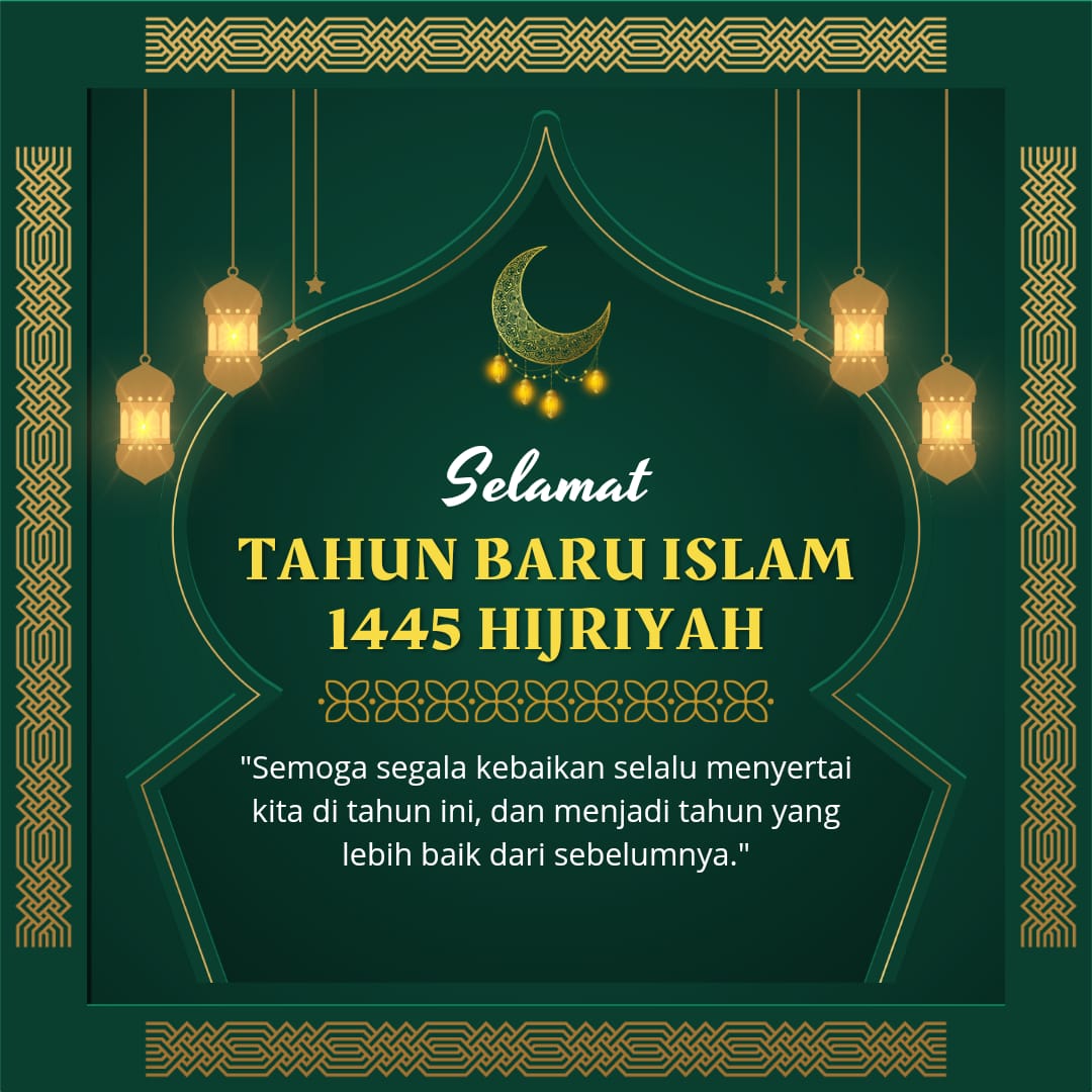 10 Poster Tahun Baru Islam 1445 H Menghiasi Tahun Baru Dengan Semangat