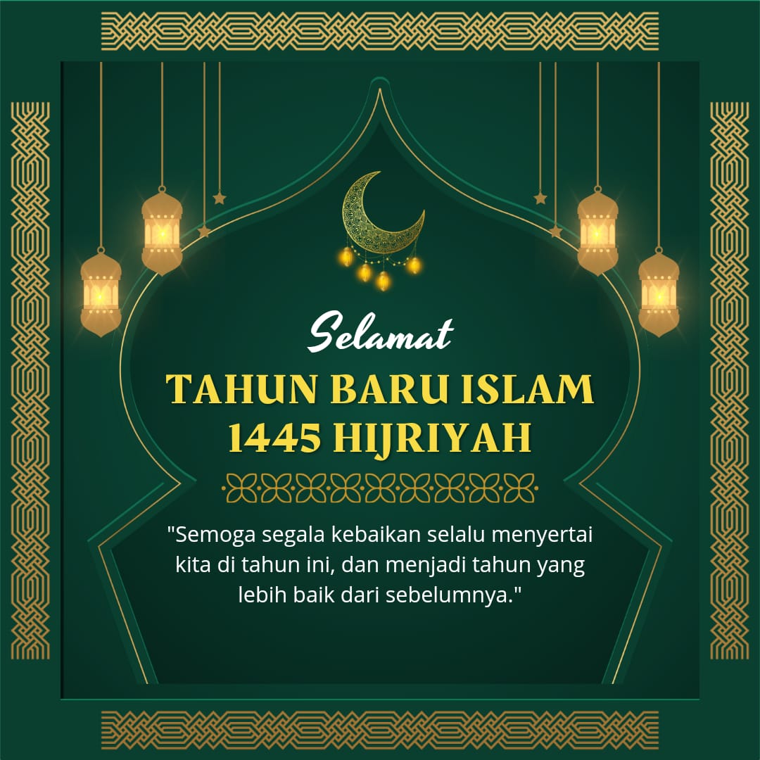 Kumpulan Poster Tahun Baru Islam 1445 H Merayakan Awal Tahun Hijriyah