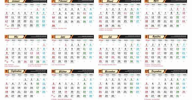 Gaya Terbaru 92 Desain Kalender 2021 Cdr X5