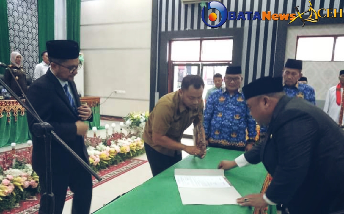 Yusrizal Resmi Dilantik Sebagai Sekda Definitif Kabupaten Aceh Tenggara