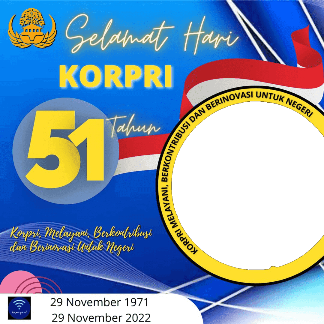 Twibbon Hut Korpri Ke 51 Tahun 2022 Twibbon