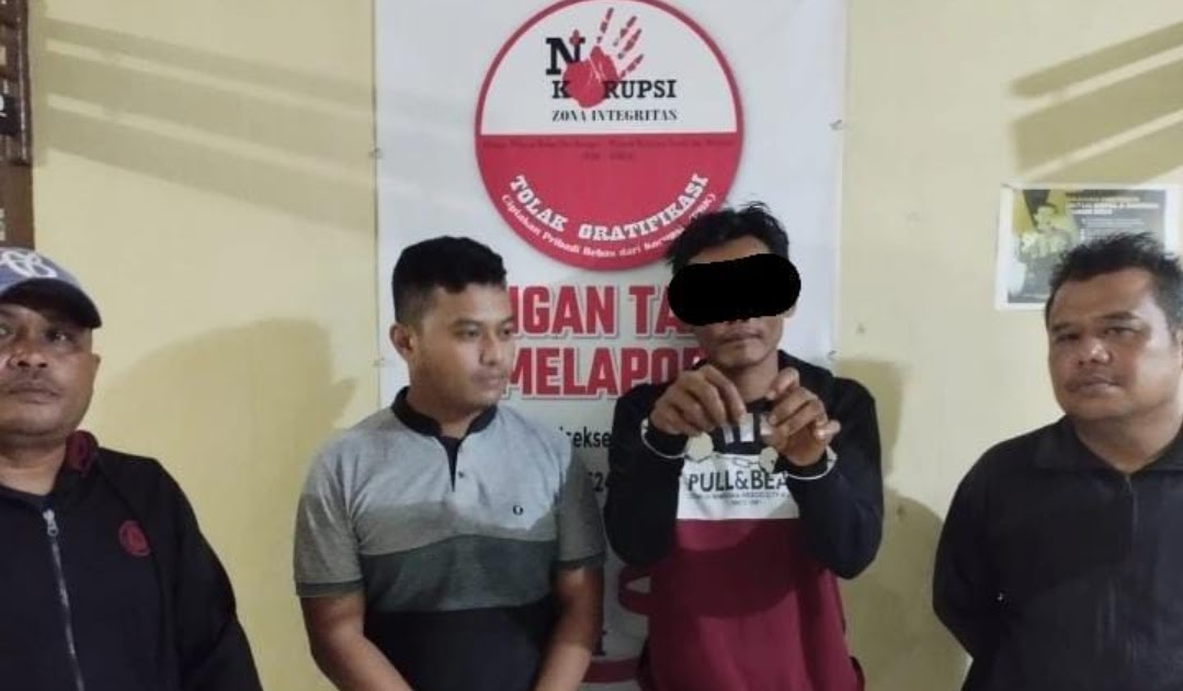 Pengedar Sabu Diringkus Unit Reskrim Polsek Sei Kepayang