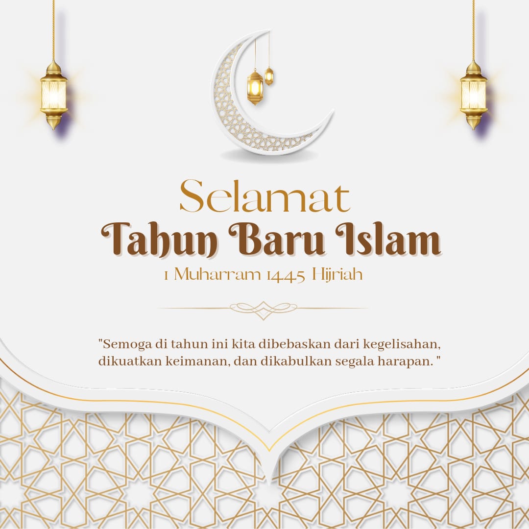 10 Poster Tahun Baru Islam 1445 H Menghiasi Tahun Baru Dengan Semangat