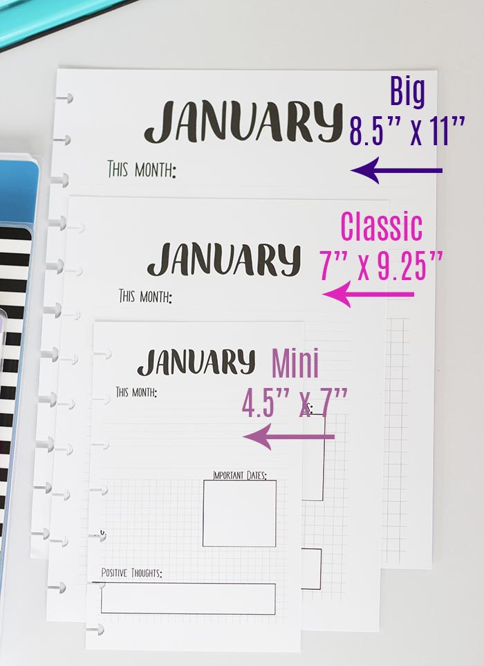 How To Resize Printables To Fit Any Happy Planner Size With Video