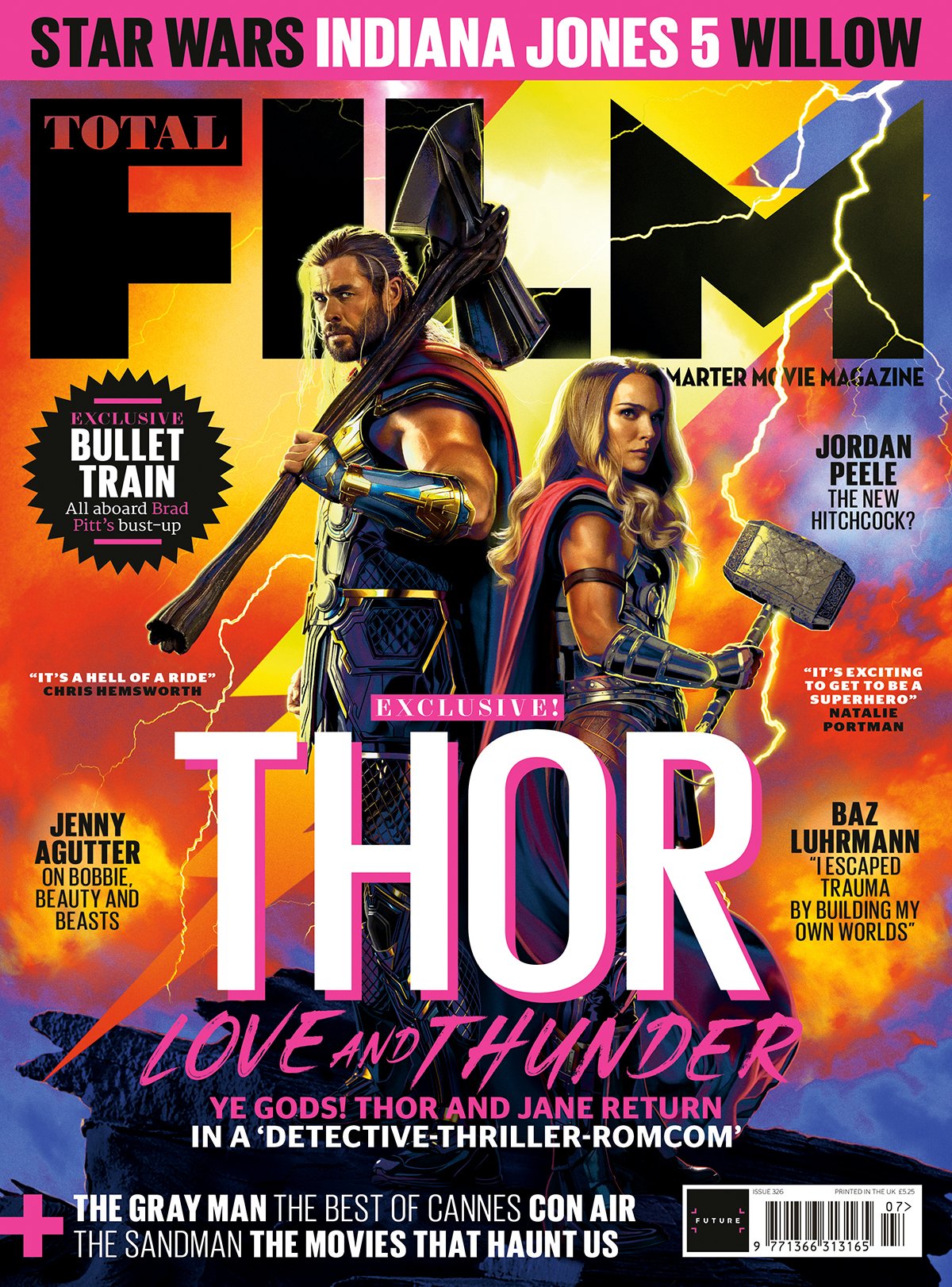 Confira As Capas De Thor Amor E Trovão Para A Total Film ~ Universo