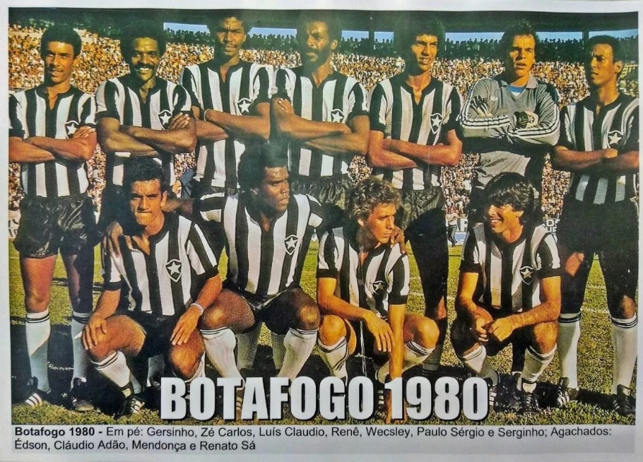 Datafogo Duas Formações Do Botafogo Em 1980