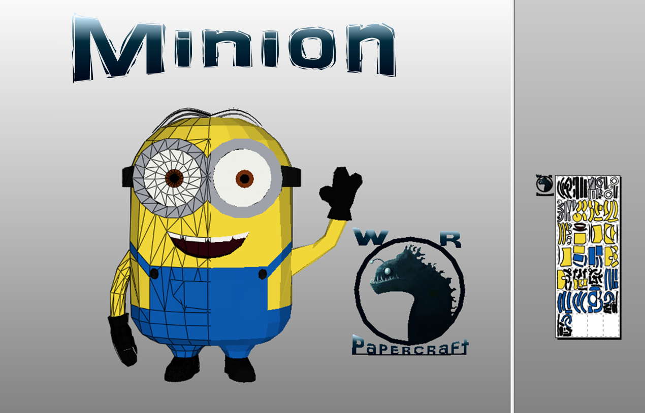 Minion Papercraft Wrpapercrafts