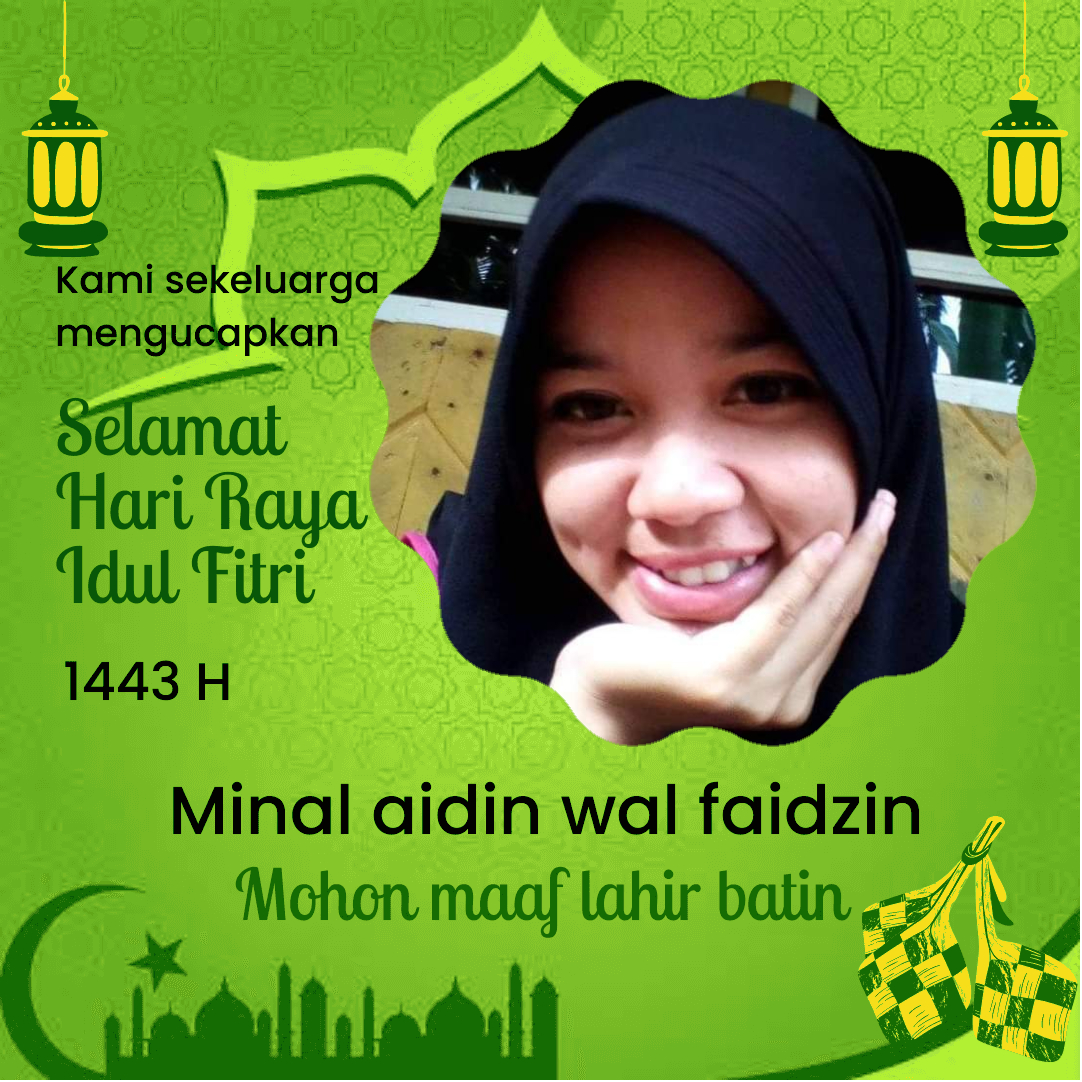 By Martina Rania Twibbon Hari Raya Idul Fitri 1443 H Atau 2022 Design