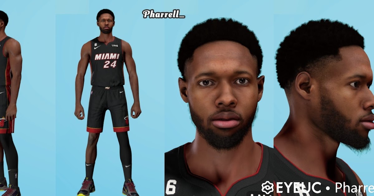 Nba 2k24 Haywood Highsmith Cyberface And Body Update Pharrell