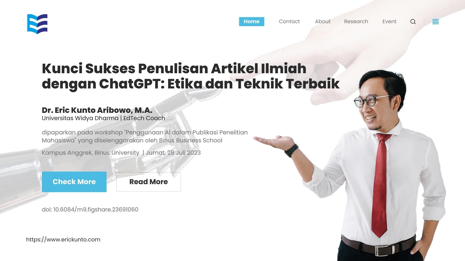 Kunci Sukses Penulisan Artikel Ilmiah Dengan Chatgpt Etika Dan Teknik