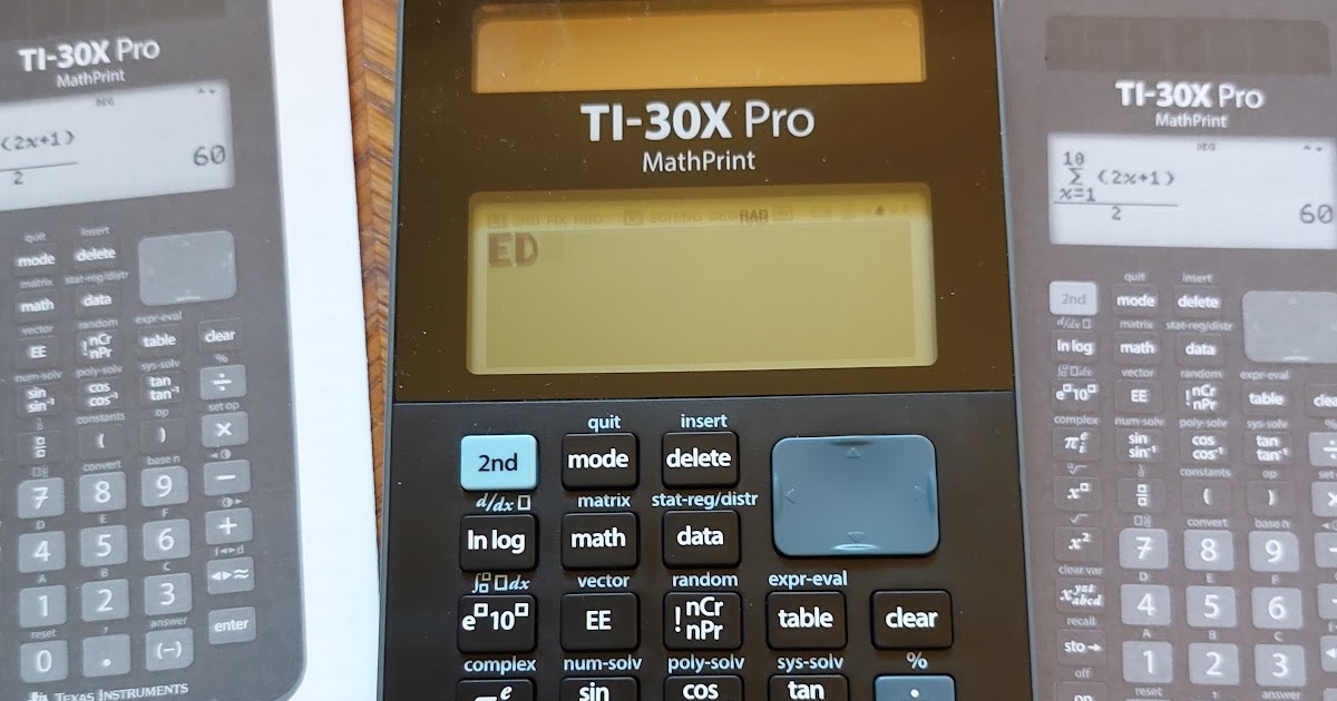 Eddies Math And Calculator Blog Texas Instruments Ti 36x Pro And Ti