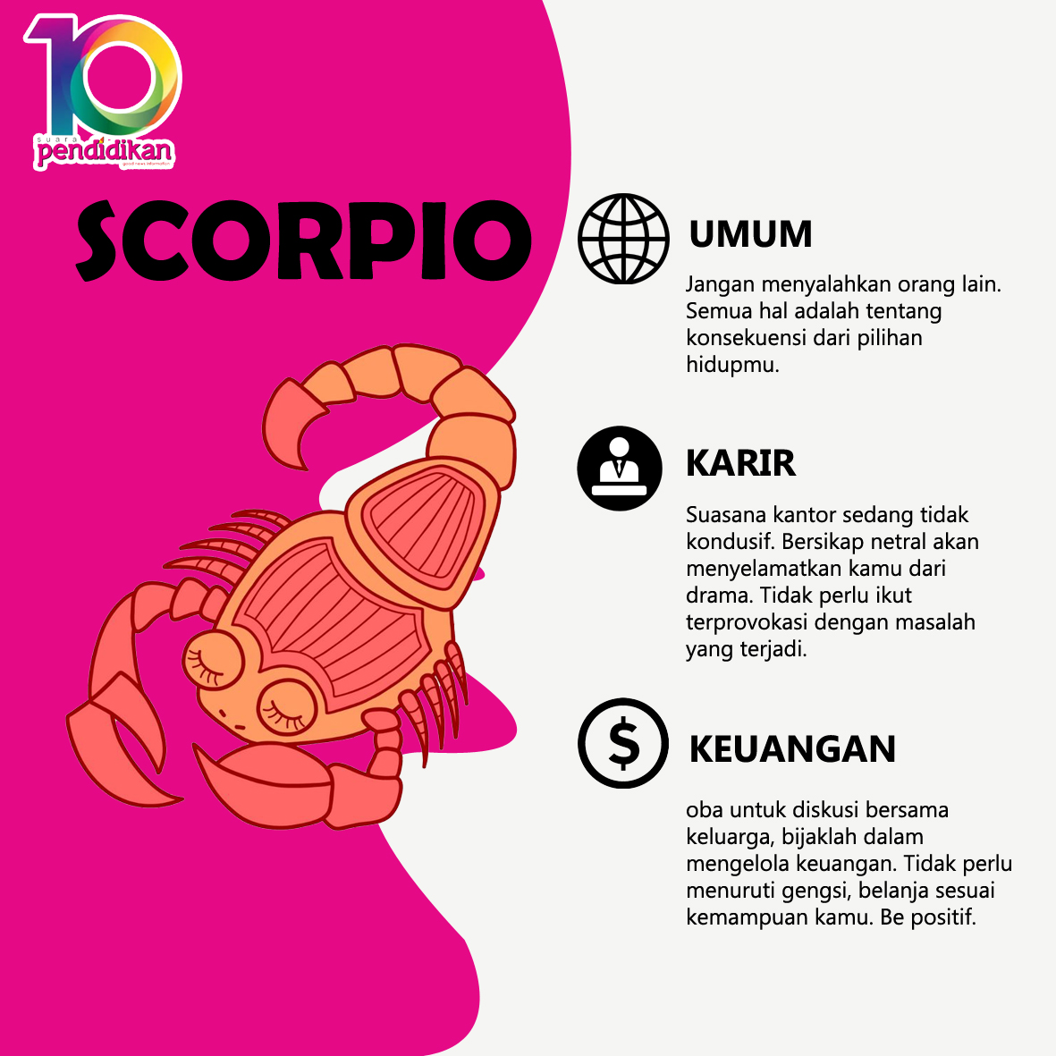 Zodiak Hari Ini Scorpio