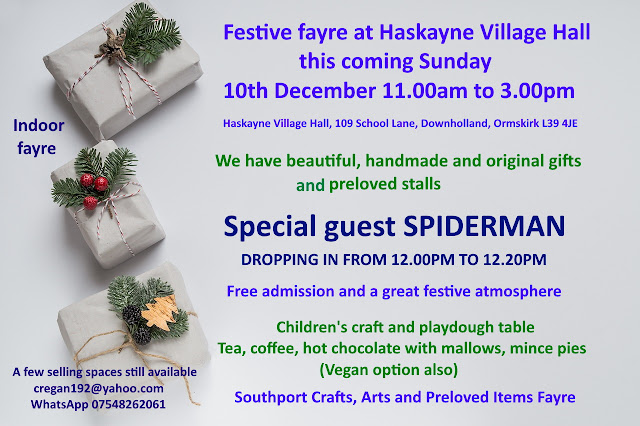 Two Xmas Fayres This Coming Weekend In Southport And Haskayne Ots