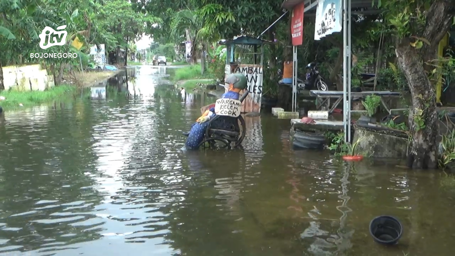 Puluhan Rumah Warga Di Tuban Terdampak Banjir Luapan Sungai Bengawan Solo