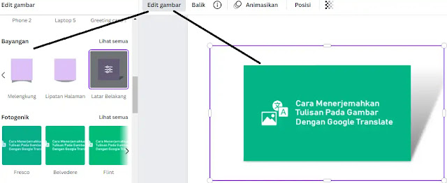 Cara Membuat Efek Bayangan Di Canva