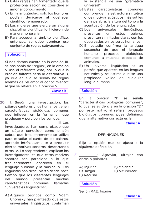 Ien 2024 Uni Solucionario Examen Nacional Escolar 2025 AdmisiÓn