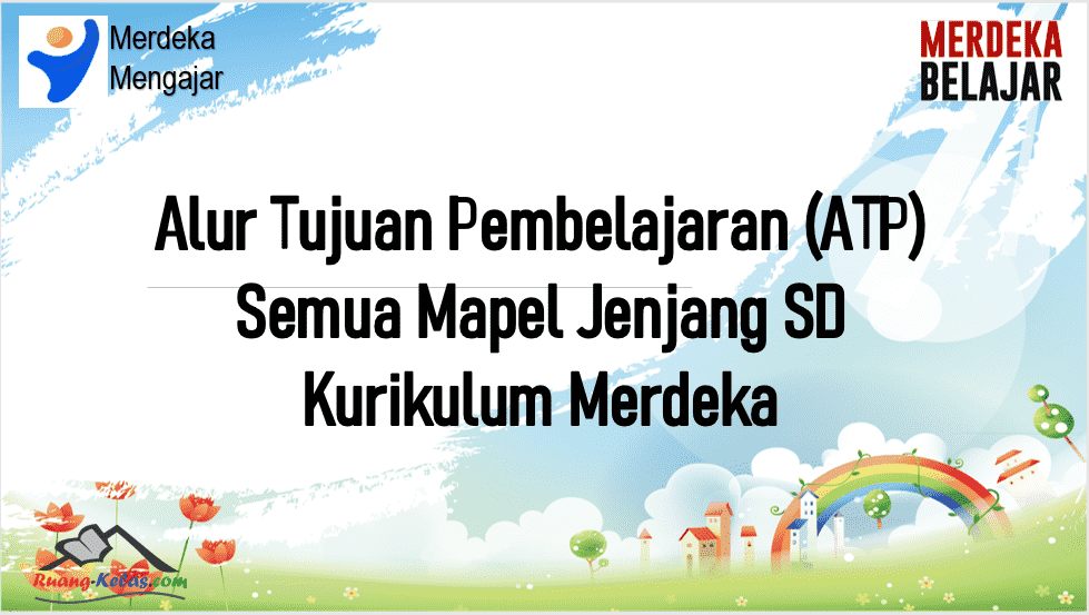 Alur Tujuan Pembelajaran Atp Sd Kurikulum Merdeka Ruang Kelas