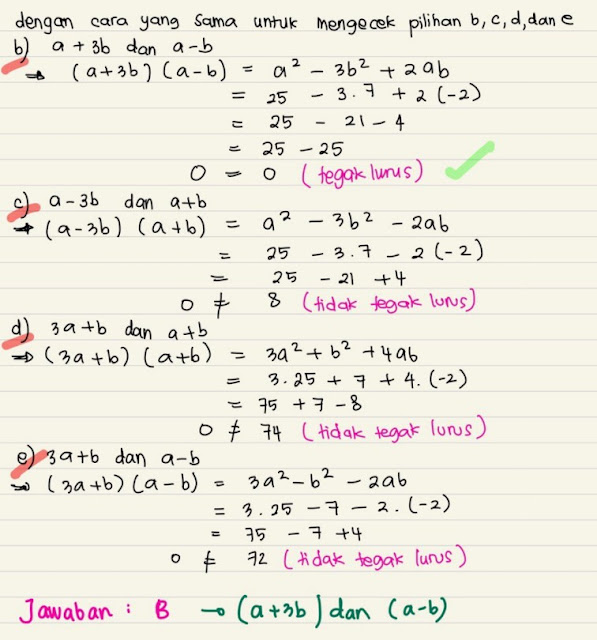 Belajar Happy💖😁 Latihan Soal Perkalian Dua Vektor Matematika Peminatan